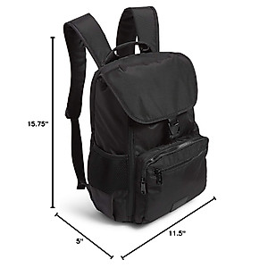 Vera Bradley womens Recycled Lighten Up Reactive Daytripper Backpack Bookbag, Black, One Size US