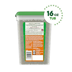 Greenies Feline Smartbites Skin & Fur Health Crunchy and Soft Textured Adult Natural Cat Treats, Chicken Flavor, 16 oz. Tub