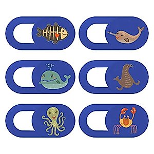 SOLUSTRE 6Pcs Lens Cover Eye Webcam Cover Slider Webcam Cover Blocker Camera Cover for Laptop Tablet Computer Camera Cover Webcam Privacy Lap Desk Webcam Slide Cover Cell abs