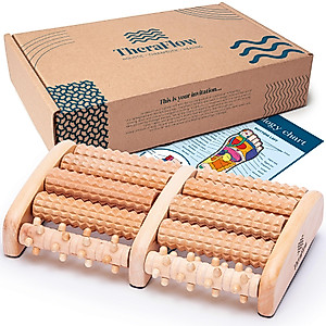 TheraFlow Foot Massager for Plantar Fasciitis Relief Foot Massager for Neuropathy and Foot Massager | Feet Massager for Foot Pain and Foot Roller Massager Plantar Fasciitis Gifts for Mom and Dad