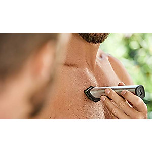 Philips Norelco Multigroomer All-in-One Trimmer Series 7000, 23 Piece Mens Grooming Kit, Trimmer for Beard, Head, Body, and Face, NO Blade Oil Needed, MG7750/49