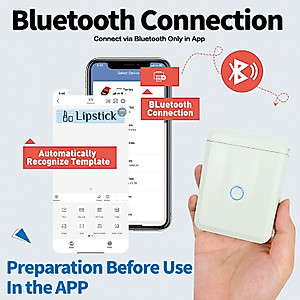 NIIMBOT Label Maker Machine with Tape D11 Portable Bluetooth Handheld Label Printer Included Multiple Templates Available for Phone Pad Easy to Use Home Office Organization USB Rechargeable-Green