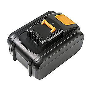 Synergy Digital Lawn Mower Battery, Compatible with Pattfield PE-20 RHB Lawn Mower, (Li-ion, 20V, 4950mAh) Ultra High Capacity, Replacement for Worx WA3553 Battery
