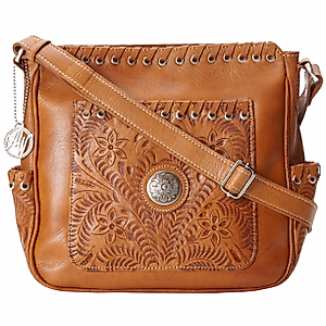 American West Leather Harvest Moon All Access Bag