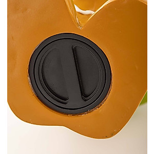 Plow & Hearth Indoor/Outdoor LED Light-Up Christmas Gingerbread Girl Shorty Statue, LED Lights with Auto-Timer, Sweet Details, Holiday Accent, Battery-Operated, 9" L x 7¾"W x 18" H