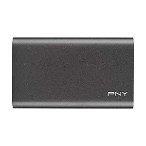 PNY Elite 240GB USB 3.1 Gen 1 Portable Solid State Drive (SSD) - (PSD1CS1050-240-FFS)