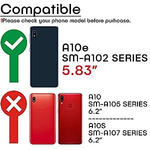 for A10e LCD Screen Replacement Touch Digitizer Display for Samsung Galaxy A10e 2019 A102 SM-A102U SM-S102DL SM-A102U1 SM-A102W 5.83"(5.83 inch-Black)