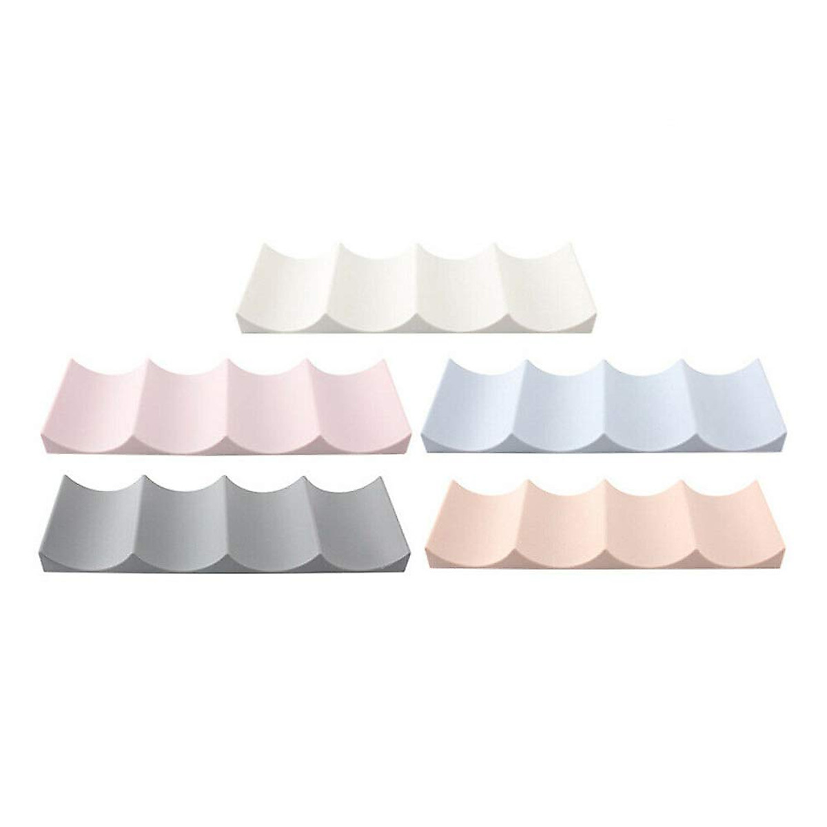 European Style Wine Rack, Plastics Wine Bottle Display Stacking, Wine Holder Storage Organizer for Kitchen Countertops Pantry Fridge Storage Rack 29.3 * 9.8 * 2.3cm