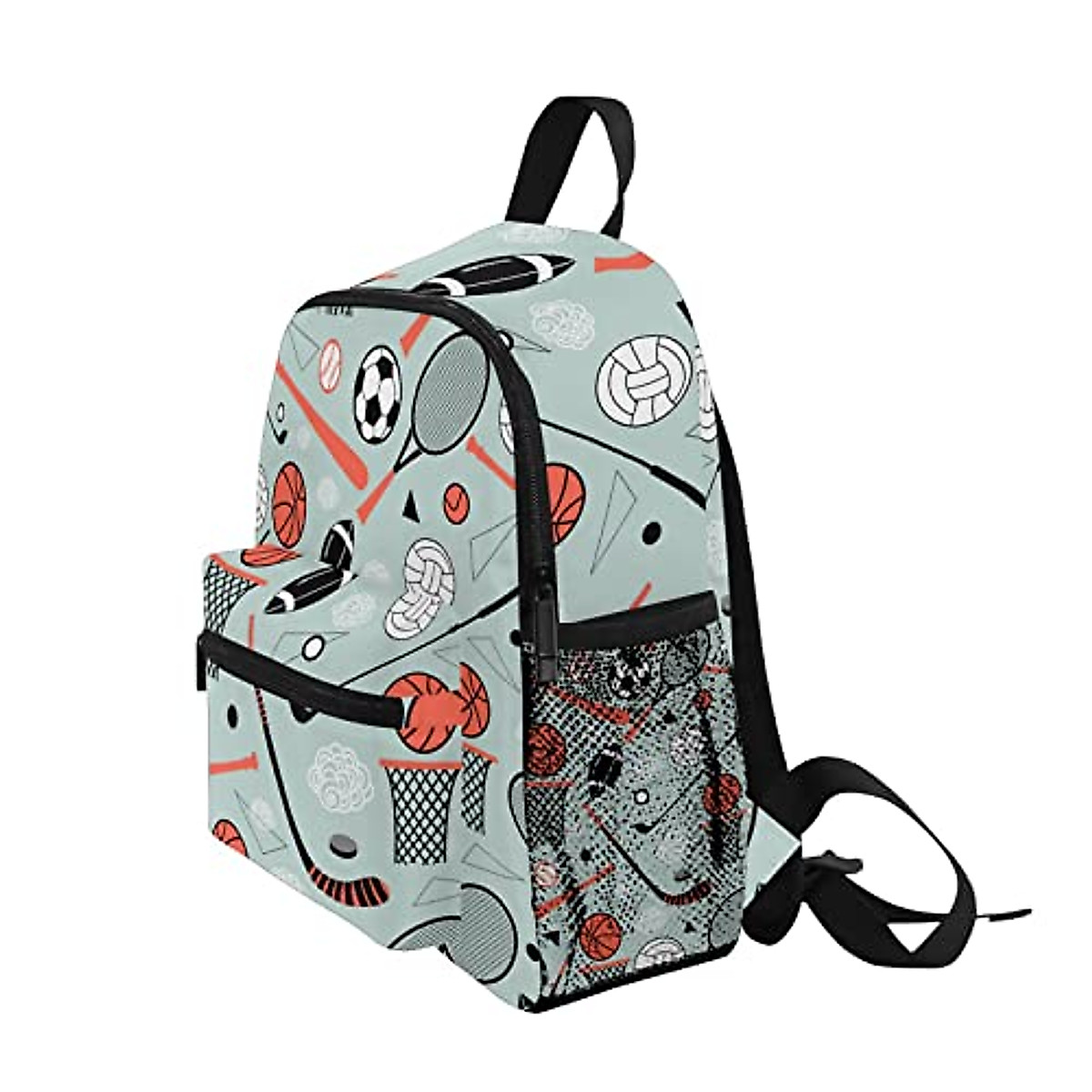 Selerdon Kid's Toddler Backpack Basketball Soccer Baseball Schoolbag for Cute Boys Girls, Daycare School Children Kindergarten Bag Preschool Nursery Travel Purse Bag