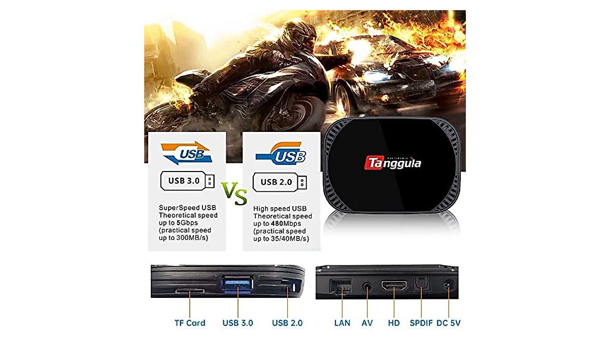 2022 Tanggula X5 Android TV Box with 8K & 4K Support | Dual Band WiFi