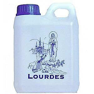 Lourdes Holy Water in 1 Liter Container (0.264 Gallons)