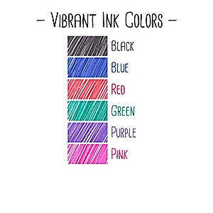 PILOT Precise V5 RT Deco Collection Refillable & Retractable Liquid Ink Rolling Ball Pens, Extra Fine Point (0.5mm) Black/Blue/Red/Green Inks, 4-Pack (41978)