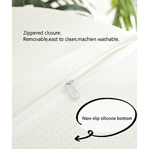 Happiness Decoration Bar Stool Cushions Round 14 Inch Memory Foam Seat Cushion Non Slip Cushion Cover Tatami Kitchen, Home, Office Chair Pads with Zipper Washable (14 inch, Navy Blue)