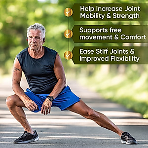 NutraPro Glucosamine Chondroitin MSM Joint Relief Supplements & Bone Health - for Knee & Joint Relief, Bone Strength, Joint Health, Movement, Flexibility, Strength & Comfort.45 Days Servings