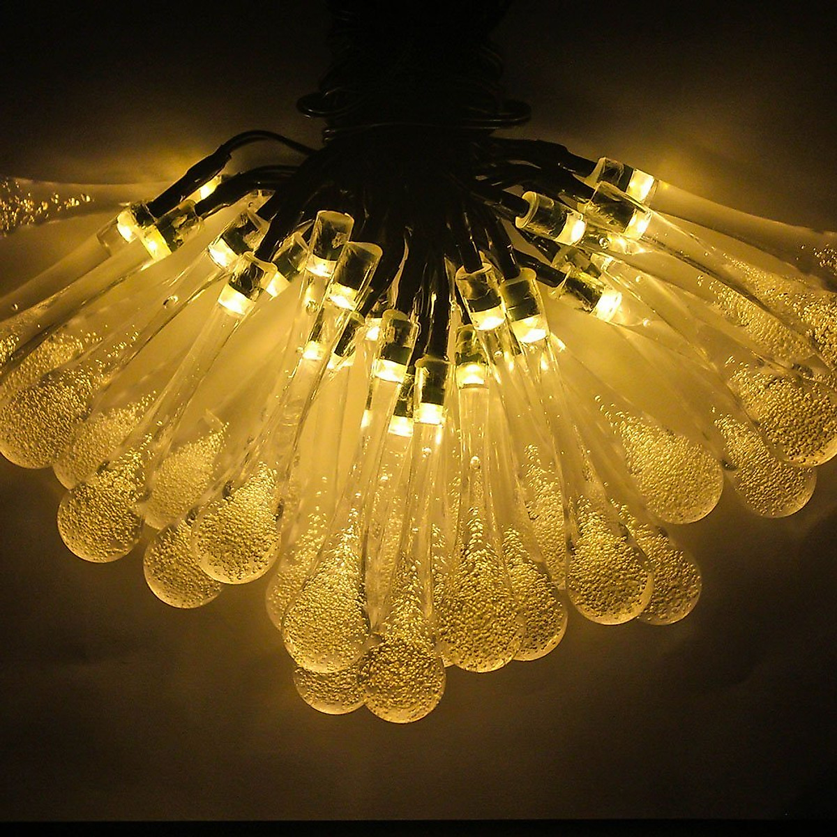 Solar Powered String Lights Mayoya 30 LED 20 Ft Outdoor Solar String Lights Waterproof Decorative Lightings for Home Patio Garden Lawn Yard Party Wedding (Warm White)