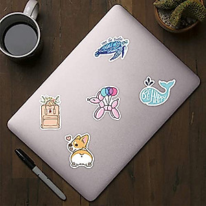 Cool Brand Stickers 101 Pack Decals for Laptop Computer Skateboard Water Bottles Car Teens Sticker