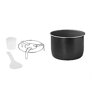 Generic Pioneer Woman 6 Qt Pressure Cooker,Linen Speckle,Wood Grain, Blinking Display, Touch Control