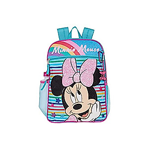 Fast Forward Minnie Mouse Five-Piece Set Large Backpack Blue One Size