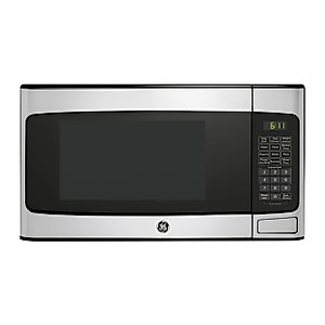 GE GCST11X1WSS Microwave Oven, 950-watt 6 Auto Cooking Settings, Kitchen Essentials for The Countertop, Dorm Room or Apartment, Child-Lock Technology 1.1 Cu. Ft, Stainless Steel