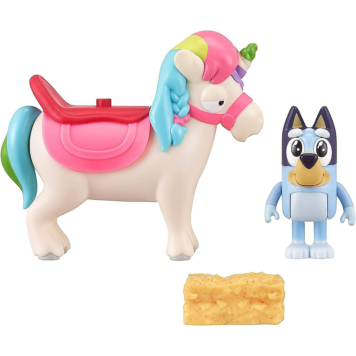 Bluey Vehicle and Figure Pack, 2.5-3" Articulated Figures - Unipony (13050)