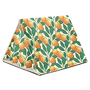 Y-DSIWX Guinea Pig House Bed, Rabbit Large Hideout, Small Animals Nest Hamster Cage Habitats Peach Tree Seamless Pattern