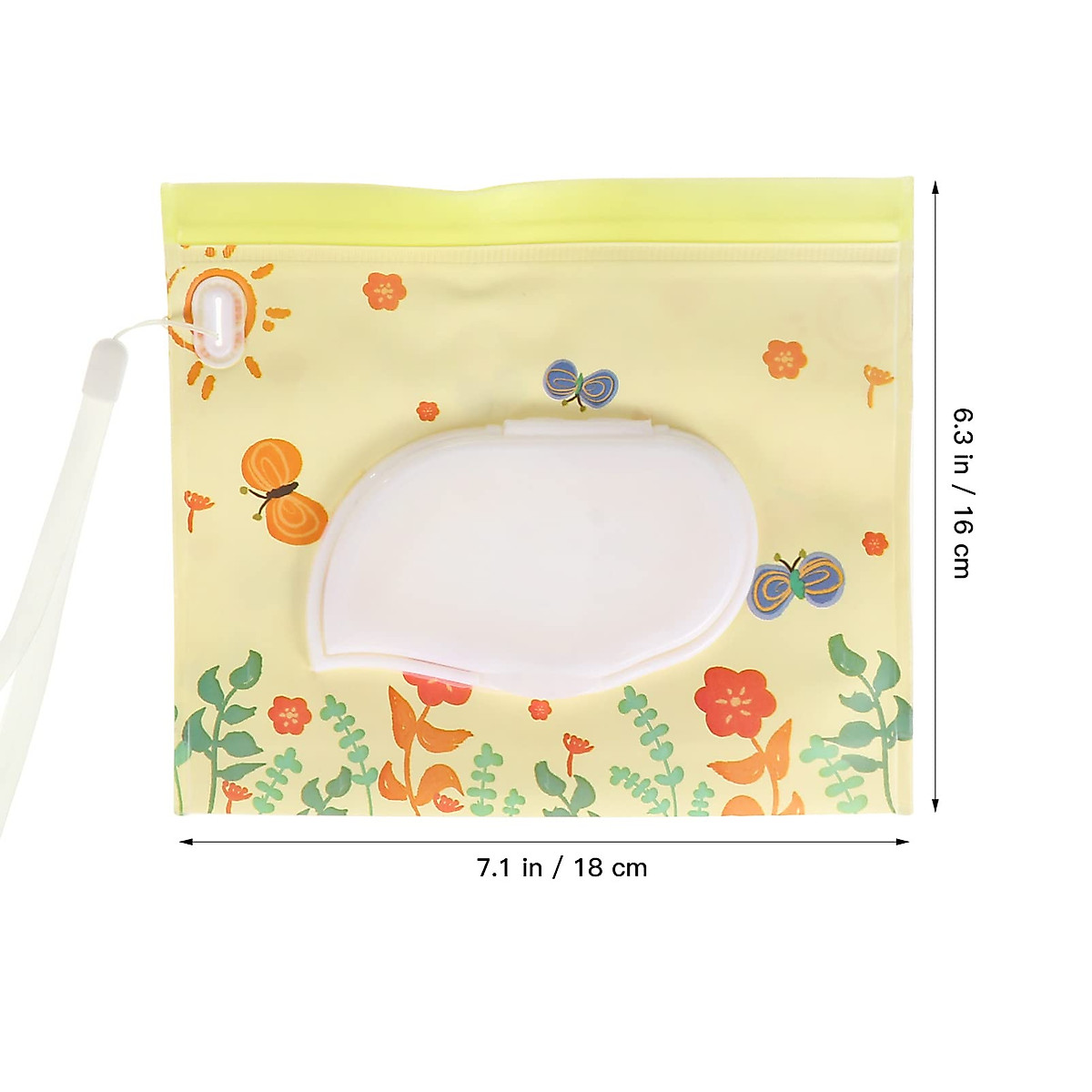 Healifty 4pcs Wet Wipe Pouch Dispenser Reusable Refillable Baby Wipes Bag Handy Travel Wipes Holder Case Diaper Bag