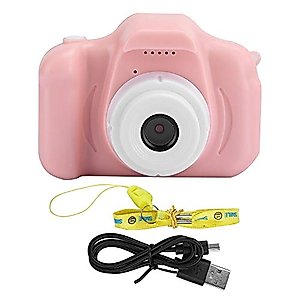 01 Kids Camera, One-Click Focusing Cute Simple Operation Photography Camera for Taking Photos(Pink-Pure Edition)