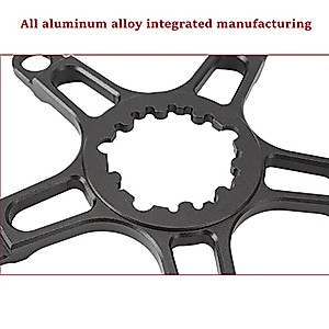 EVOSID 110BCD Conversion Claw 104BCD 5 Claws GXP Crank Turn 130BCD for MTB Road Bike Direct Mount Crank to 110/130BCD 5 Bolt Chainrings (Full Silver-130BCD with 5 Bolt)