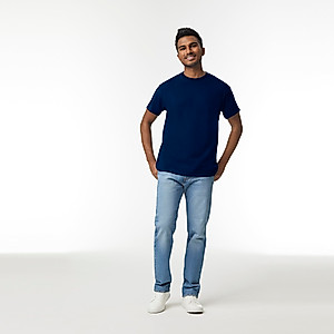 Gildan Heavy Cotton T-Shirt G5000, Navy (10-Pack), X-Large