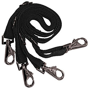 Kensington Adjustable Leg Straps for Horse Blanket — Designed with Elastic for Horses Comfort — Easy Latch Hooks for Quick Removal — Sold in Pairs (Cob)