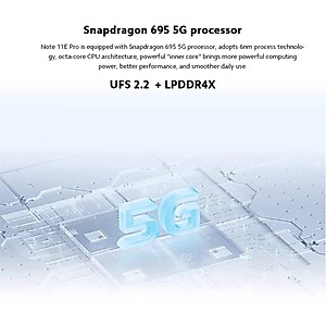 Xiaomi Redmi Note 11E Pro 5G (256GB + 8GB) Factory Unlocked (ONLY Tmobile/Mint/Tello USA Market) 6.67" 108MP Camera Night Mode + Extra (w/Fast Car Charger Bundle) (Dark World)