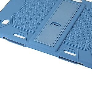 HminSen Case for YELLYOUTH 10.1 inch Android Tablet, Silicone Adjustable Stand Cover Compatible with Hoozo 10,Wecool 10.1 Inch Android Tablet, ZONKO 10.1 Inch Tablet (Black)