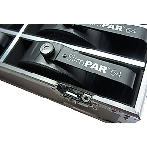 Harmony Audio Cases HC8SLIMPAR64 Light Flight Road Case Compatible with Chauvet SlimPAR 64 x 8