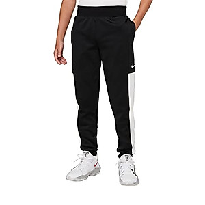 Nike Boy's Elite Pants (Big Kids) Black/Black/Black/White LG (14-16 Big Kid)