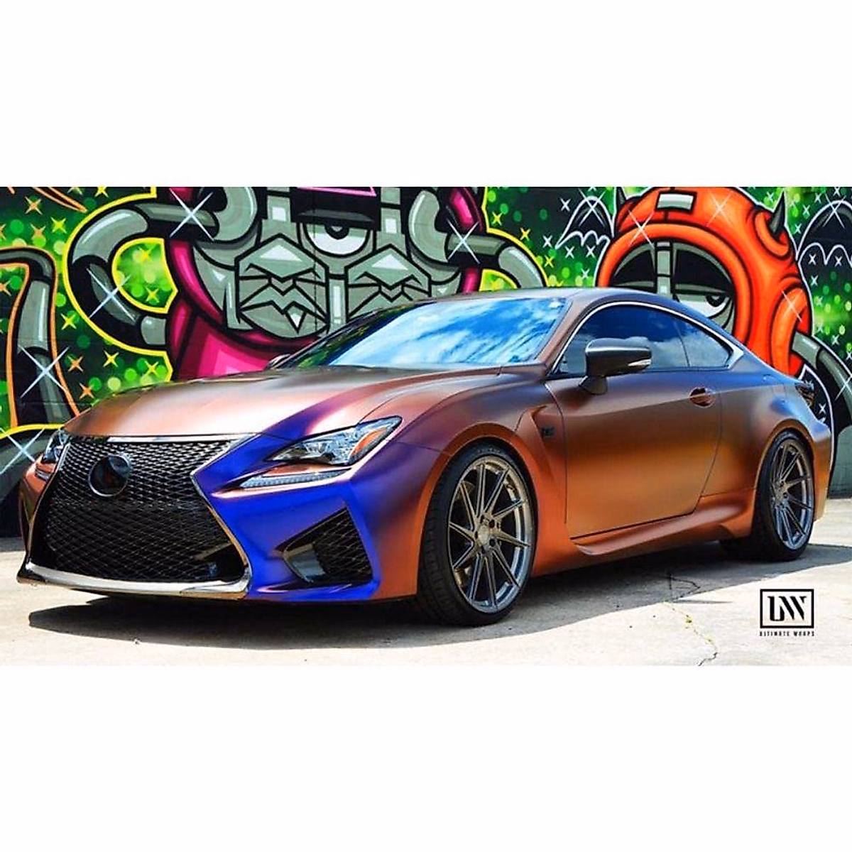 Avery Car Wrap Roll SW900 Colorflow Satin Roaring Thunder | 551-S | (Sample 3in x 5in) | Automotive Vinyl Wrap for Cars - Car Interior Wrap & Exterior