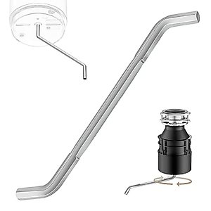 Garbage Disposal WRN-00 Jam-Buster Wrench tool, Compatible with InSinkErator Garbage Disposal, Repair/Fix Garbage Disposal, Unclog Kitchen Sink, Silver