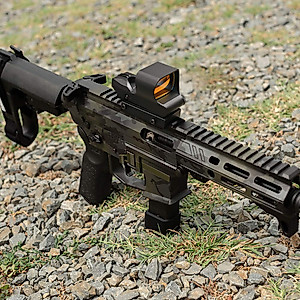 Feyachi RS-30 Reflex Sight, Multiple Reticle System Red Dot Sight with Picatinny Rail Mount, Absolute Co-Witness