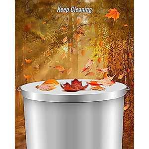 Fire Pit Lid Fit for Solo Stove Bonfire 19.5" Fire Pit, Steel Round Cover with Heat Resistant Handle, Outdoor Fire Pits Wood Burning and Camping Accessories