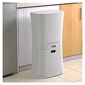 MFCHY Kitchen Trash Can Classify Living Room Dry and Wet Separation Large Trash Garbage Bin
