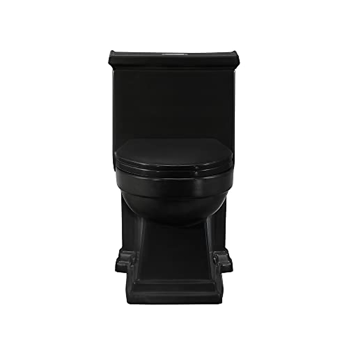 Voltaire One-Piece Elongated Toilet Dual-Flush 1.1/1.6 gpf in Matte Black