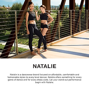 Natalie Dancewear Womens Skin Tone Ankle Dance Socks Light NSOCK