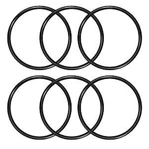 O-Rings for GE TM 2.5 Inch Water Filters Compatible with GXWH20F/ GXWH04F/ GXRM10/ GXWH20S/ GX1S01R (6 PCS)