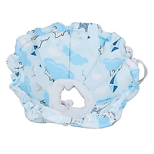 Dog Cone, Cat Cone Dog Cone Collar Cloth Breathable Protective Cat Neck Cone Pet Recovery Elizabethan E Collar Soft Neck Cone to Stop Licking for Cats Kittens and Puppies (S)