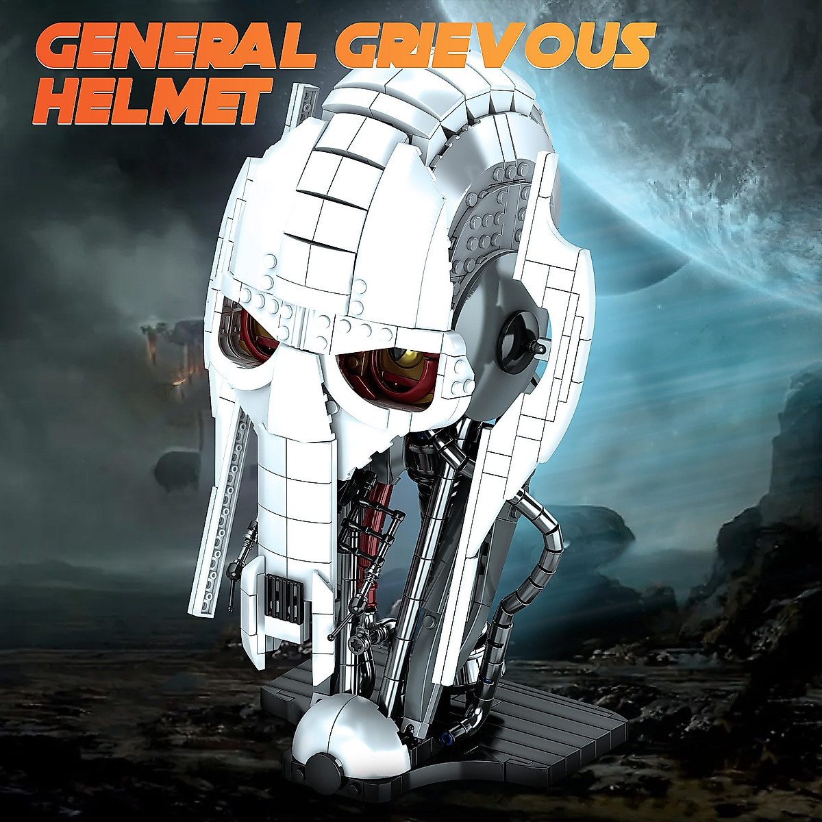 HiztoBlo General Helmet Building Set, Restore Classic Building Blocks Model, Home Ornament Decorations, for Fans and Children Present (788pcs)