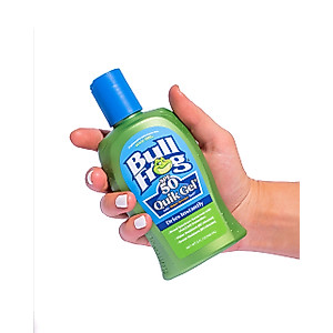 Bullfrog Quik Gel Sunscreen SPF 50 | Oxybenzone & Octinoxate Free | Broad Spectrum Moisturizing UVA/UVB, 5oz…