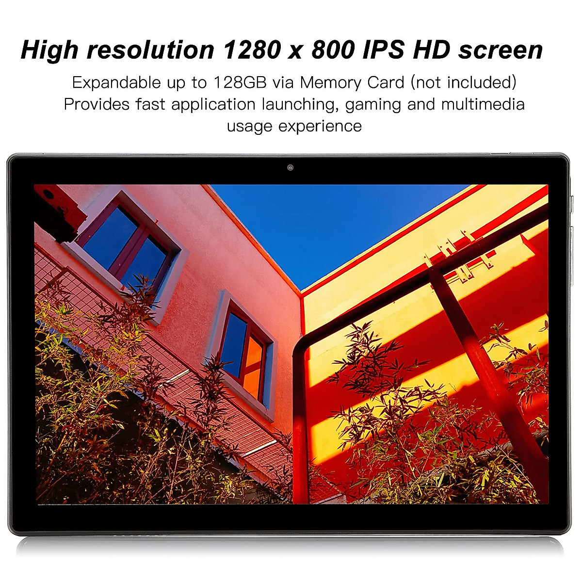 Tablet PC, HD Gaming Tablet, 5G 10 Inch WiFi 64GB Tablet, Octa Core CPU IPS Display Dual SIM Dual Standby, for Work Study Writing Painting Playing (US Plug)
