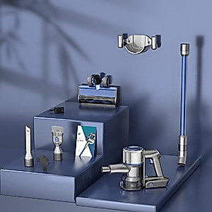 WELOV Cordless Vacuum Cleaner, S30 Stick Vacuum with 30KPa Powerful Suction, 350W Lightweight Vacuum, Up to 45 Mins Runtime, Detachable Battery with 2500mAh, for Hard Floor Pet Hair