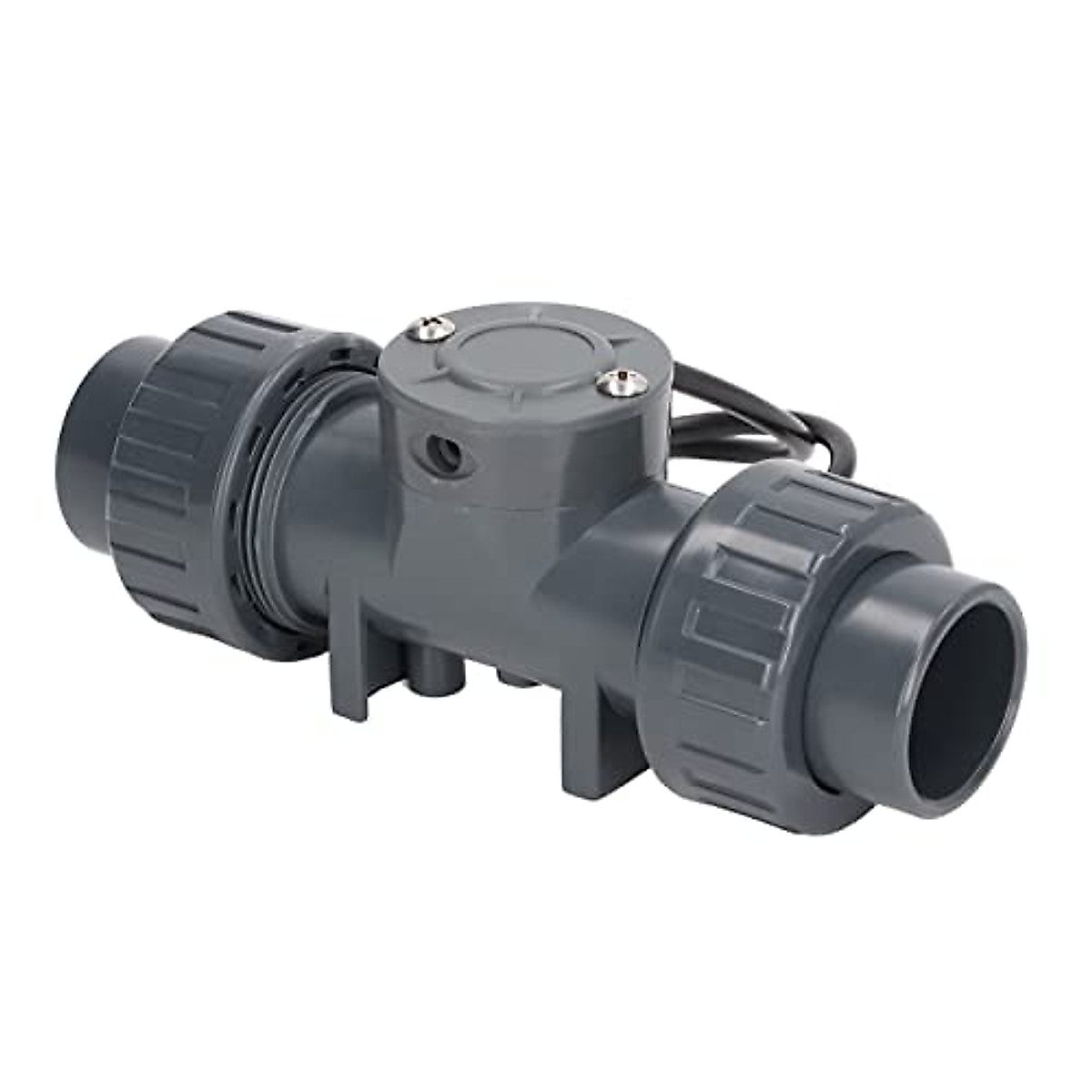 Flowmeter, Large Flow UPVC DN25 RS485 Data Transmission IP65 Protection Fluid Meter Counter for Irrigation