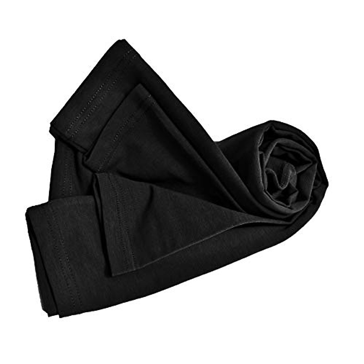 Natural Uniforms Women's V-Neck Long Sleeve Under Scrub Stretch T-Shirt - Multi Pack of 5 (Medium, 5 Pack- Black)