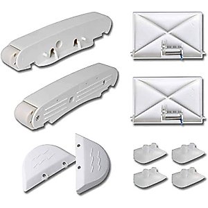 AXV417WHP Pool Cleaner Pod Swing Kit, Upgrade AXV604WHP Front and Rear Bezels with AXV414P Pod Shoes Compatible with Hayward Navigator Pool Vacuum Body Ultra Pool Cleaner Part